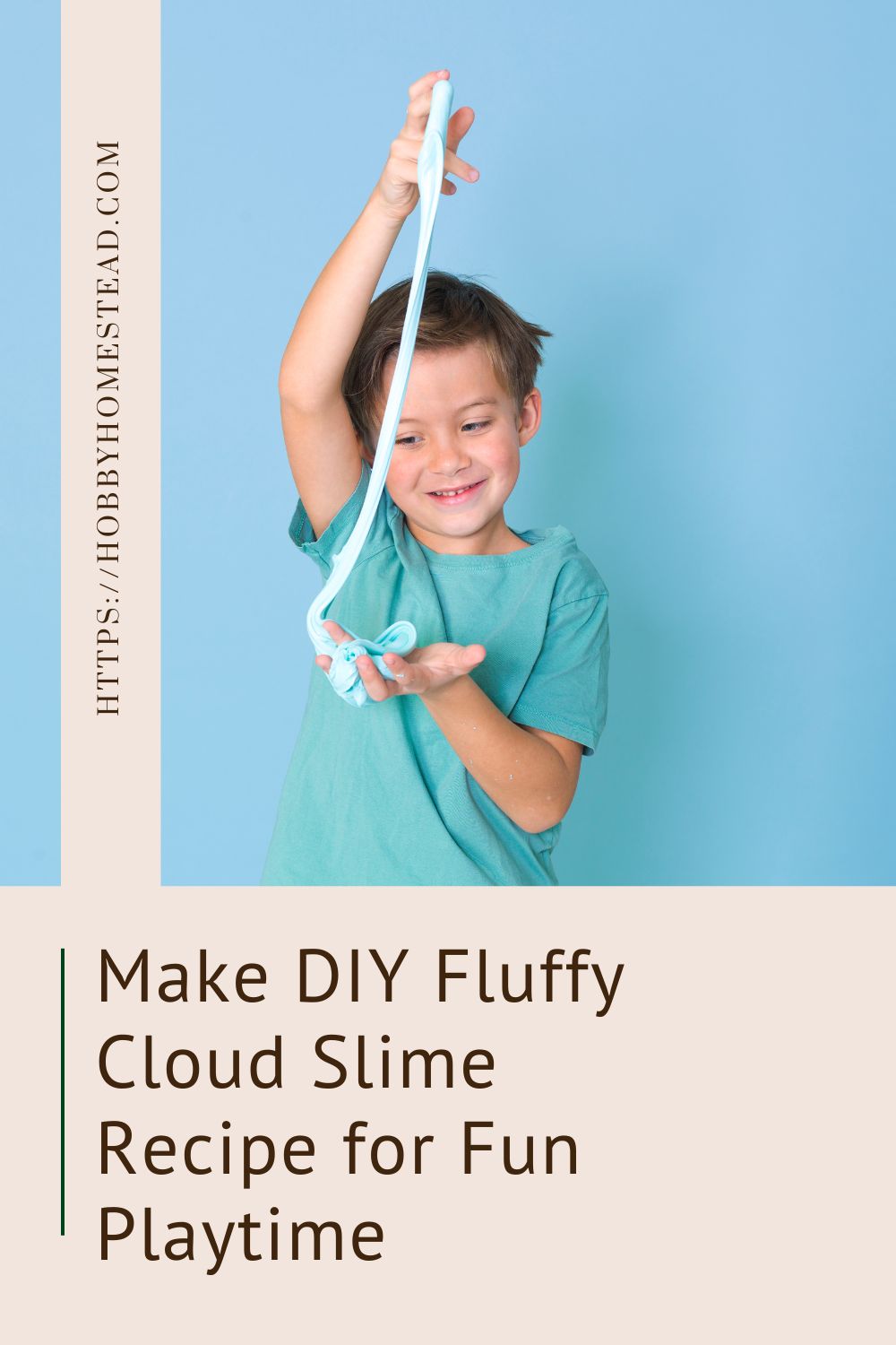 Make DIY Fluffy Cloud Slime Recipe for Fun Playtime - Hobby Homestead