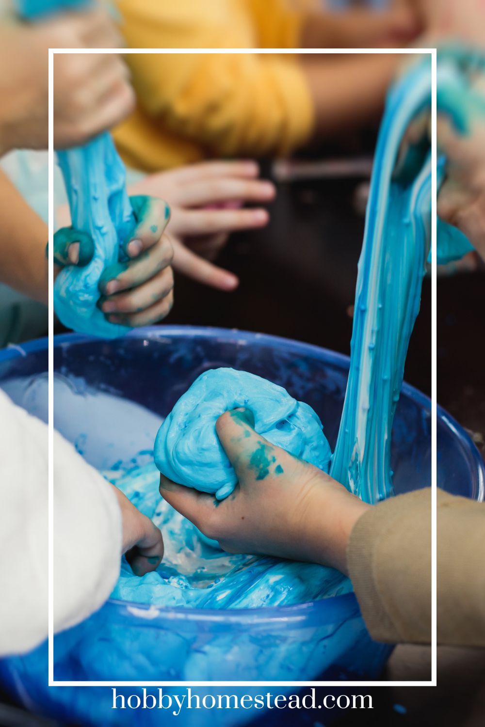 Basic Cloud Slime Recipe: A Fun Sensory Craft - Hobby Homestead