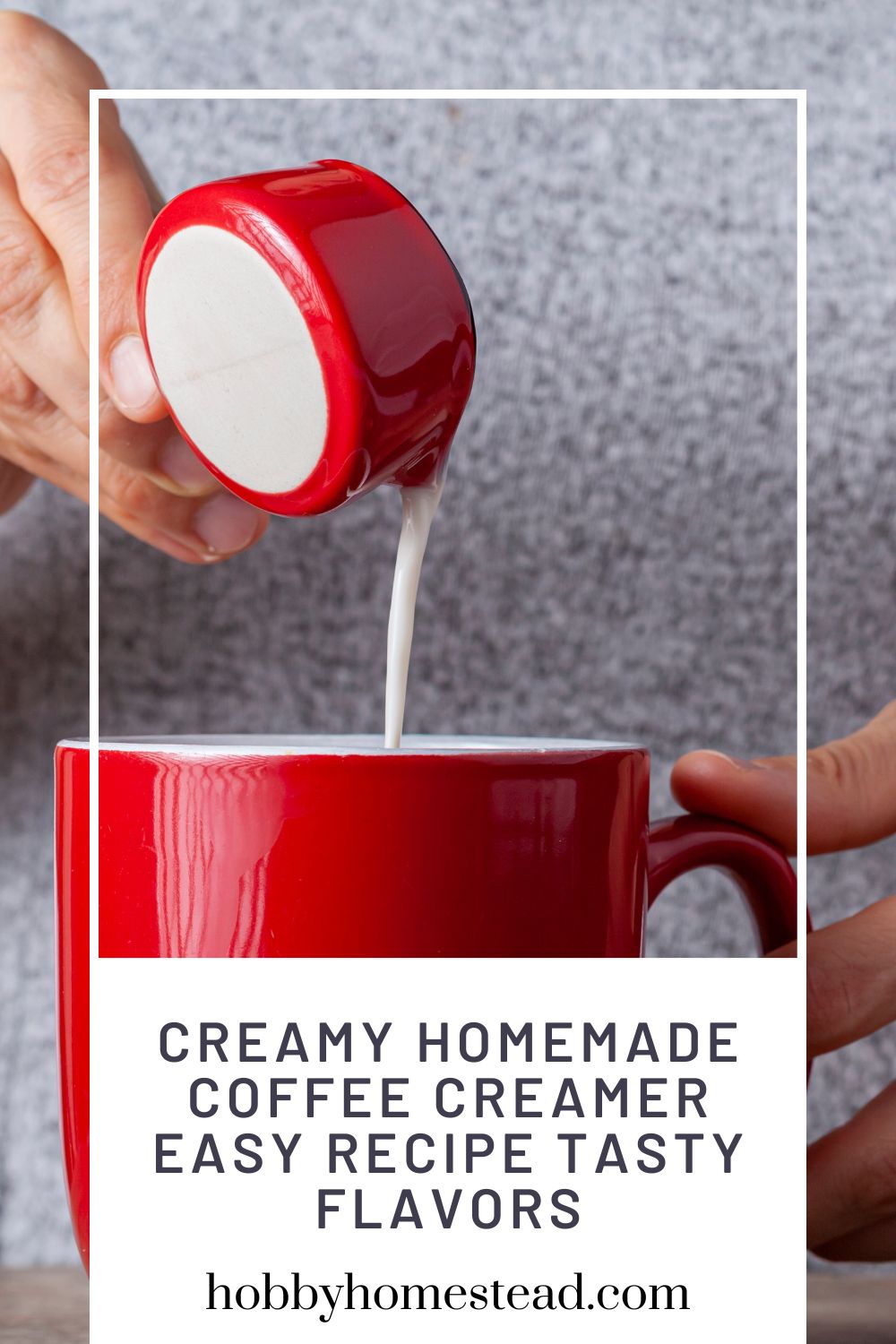 Creamy Homemade Coffee Creamer Easy Recipe Tasty Flavors - Hobby Homestead