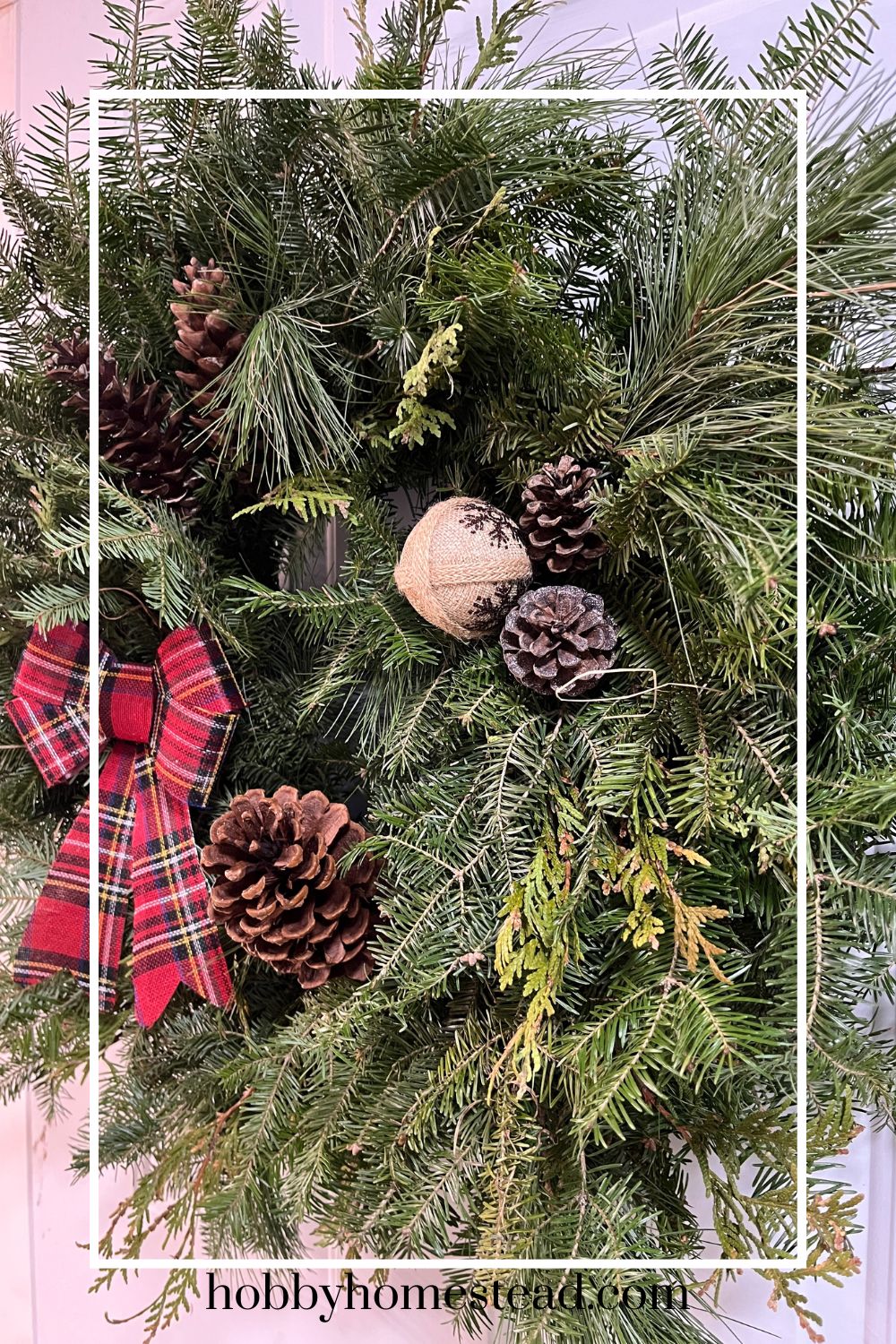 Winter Wreath Making 101 Simple Handmade Holiday Decor - Hobby Homestead