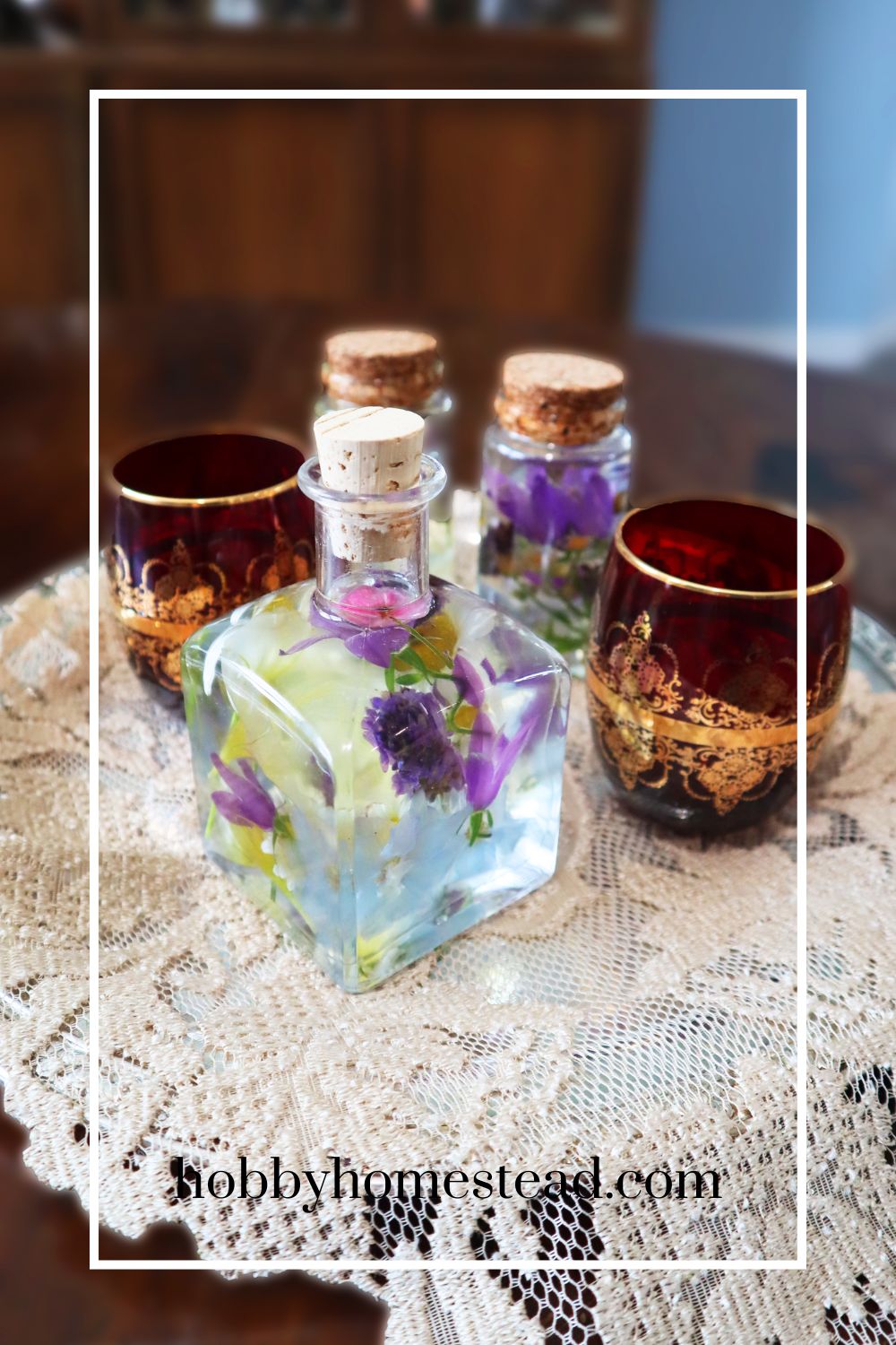 Easy Way to Preserve Flowers in Bottles with Baby Oil - Hobby Homestead