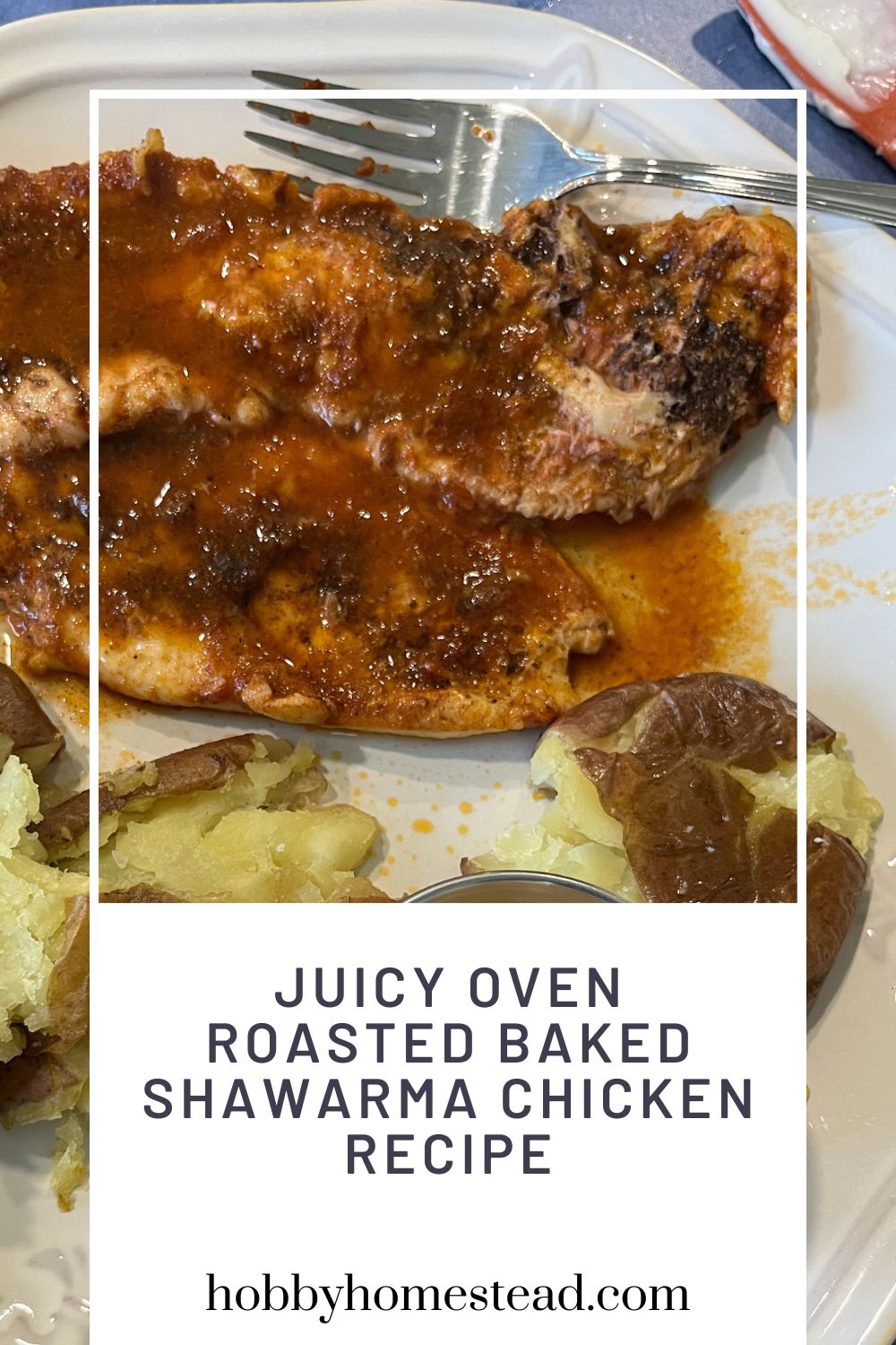 Juicy Oven Roasted Baked Shawarma Chicken Recipe - Hobby Homestead